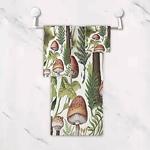 Flradish Watercolor Flowers Towels 3 Pack Bath Towels for Bathroom Set Soft Cotton Highly Absorbent Lightweight & Quickdry Towel Set 1 Bath Towel,1 Hand Towel,1 Washclothe