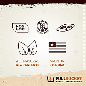 FullBucket Equine Probiotic Granules with Saccharomyces boulardii for Daily Digestive Optimization; Concentrated Formula with 25 Billion CFUs - 30 Servings