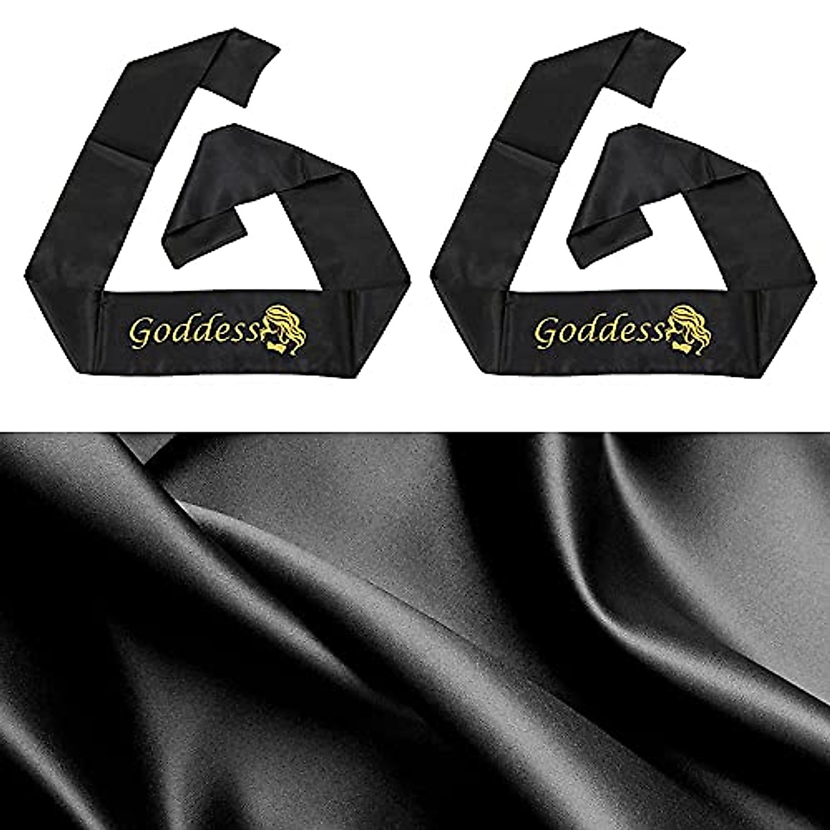 Edge Bands and Hair Wrap Headband for Wigs, Closures & Frontals - Non-Slip Elastic with Brush for Baby Hair