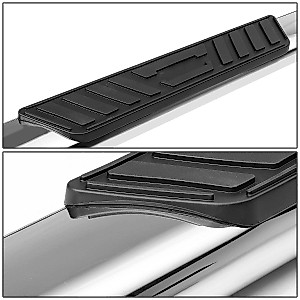 Auto Dynasty 5 Inches Oval Tubing Side Step Nerf Bar Running Board Compatible with Ford F-150 Extended Cab 04-08, Stainless Steel, Polished Chrome
