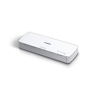 Canon imageFORMULA R10 Portable Document Scanner, 2-Sided Scanning with 20 Page Feeder, Easy Setup For Home or Office, Includes Software, (4861C001)