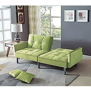 Legend Furniture, Sleeper, Sofa, Green