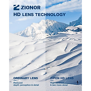 ZIONOR Lagopus Ski Goggles Z1 Zipon HD Lens Ski Goggles