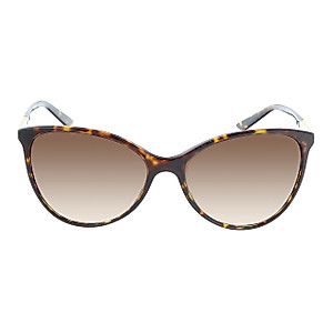 Versace VE 4260 108/13 Havana Plastic Cat Eye Sunglasses Brown Gradient Lens
