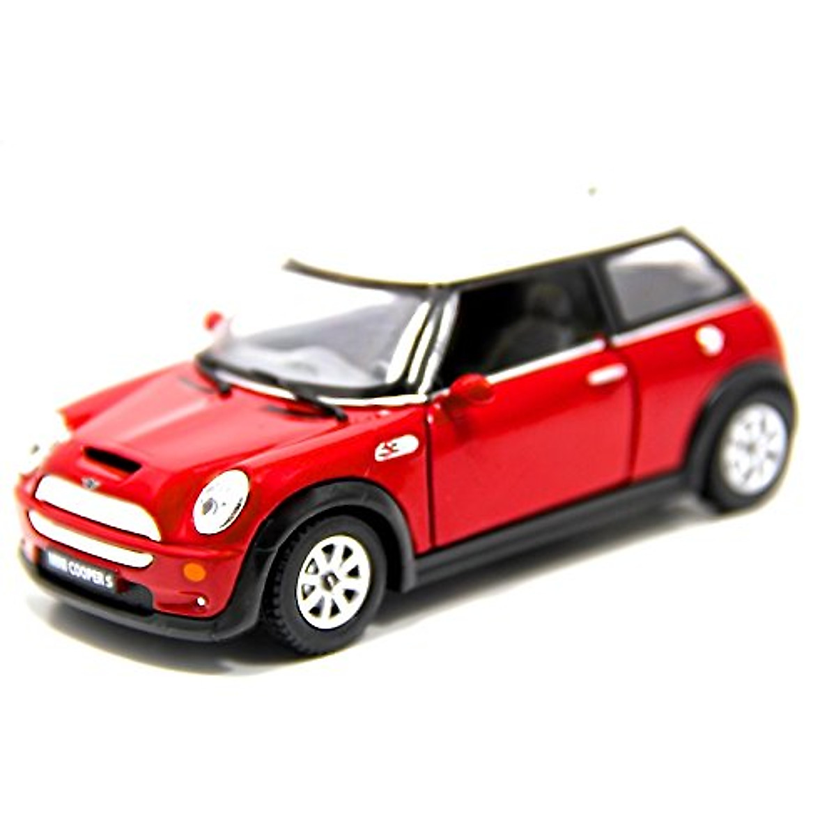 KiNSMART Mini Cooper S 5" 1:28 Scale SetOf4 Die Cast Metal Model Toy Car w/ Pullback Action
