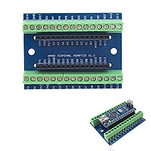 HiLetgo 3pcs Nano V3.0 3.0 Controller Terminal Adapter Expansion Board Nano IO Shield Simple Extension Plate for Arduino Mano AVR ATMEGA328P