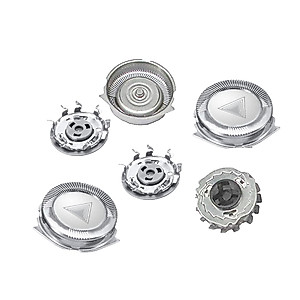 FLN SH50/52 Replacement Heads for Series 5000, Razor Blades Lift and Cut Sharp No Pulling Hair Shaver Heads Easy Install