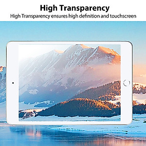 ORIbox Screen Protector compatible with iPad (9/8/7 Generation, 2021/2020/2019 Model,10.2-Inch), Tempered Glass Film[2 Pack], transparent (ORI002)