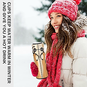 senya Water Bottle African American Women(23) Vacuum Insulated Stainless Steel, Double Walled, 17 Oz,Keep Cold or Hot Water Bottle(226vb1c)