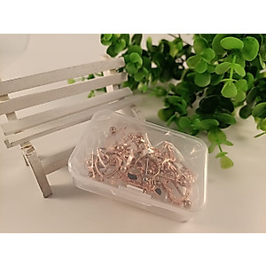 WASOLIE 7Pairs Cute Stainless Steel Nipple Rings Barbell Piercing Nipple Tongue Rings 14G