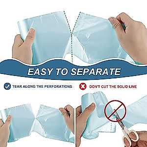 4 Gallon Small Trash Bags-Magesh 4 Gallon Trash Bag Strong, Leakage-Free, Small Garbage Bags 4 Gallon Unscented Thick for Bathroom, Office, Kitchen Small Trash Can, 15L, 105 Bags, Blue