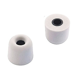 JNSA Replacement for Sony WF-1000XM4 WF-XB700 Memory Foam Ear Tips Noise Canceling Foam Eartips Ear Cap Ear Tip L Size 3 Pairs, [Fit in Case], Silver,Large Size (FoamXM4S3PL)