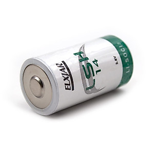 Lunggwey (2-Pack) 3.6V 6.5Ah LSH14 C Size Lithium Thionyl Chloride Battery ER26500M