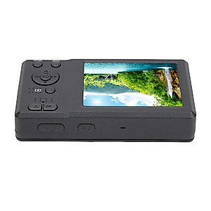 Autofocus Digital Camera, Camera 2.7inch Point and Shoot Continuous Shooting Black Flash 56MP 4K 20X for Travel for Kids (Black)