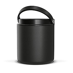 Hydrapeak 25oz Stainless Steel Vacuum Insulated Thermos Food Jar | Kids Thermos for Hot Food and Cold Food, Wide Mouth Leak-Proof Soup Thermos for Adults, 10 Hours Hot / 16 Hours Cold (Black)