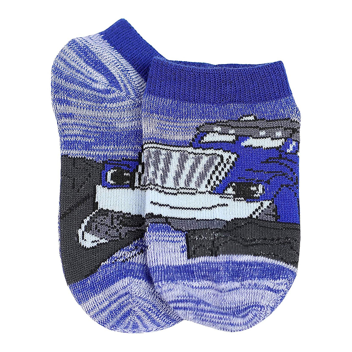 Nickelodeon Blaze and the Monster Machines Boys Toddler 5 Pack No Show Socks (Medium (Sock 6-8), White/Multi)