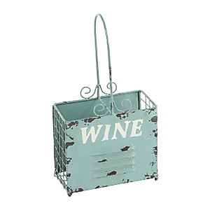 Deco 79 Metal wine Holder 3 Assorted, 8 by 15"