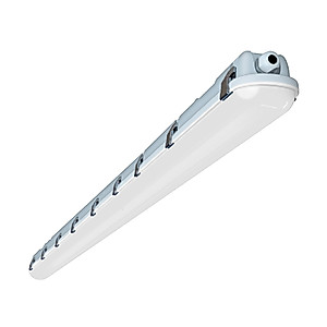 ELEPHANT DEPOT 1 Pack 8FT LED Vapor Tight Light,65/75/90W,11700lm,IP65 Waterproof Led Outdoor Shop Light,3500K/4000K/5000K CCT Selectable,UL&DLC Listed Led Shop Light for Parking Garage,Carport