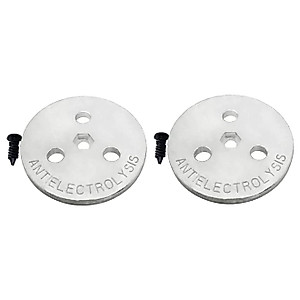 Poolzilla Zinc Anode Plate - 2 Pack, Keep Your Skimmer Basket in Place, Fights Against Corrosion and Electrolysis