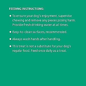 Amazon Brand - Wonder Bound Dog Dental Treats, Fresh Mint Flavor, Large, 9 Count, 16 Oz