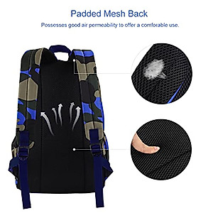 Atarni School Backpack Boys Bookbag Kids - Cute Bags Middle Elementary Preschool Kindergarten Supplies for Teen Little Children Student (Camouflage)