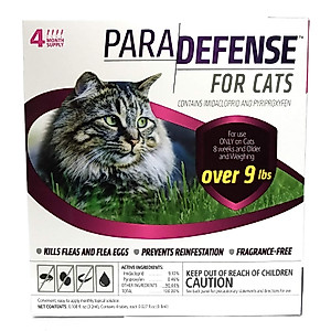 Para Defense 10+ lb Cat Pet Flea Control Supply, Large