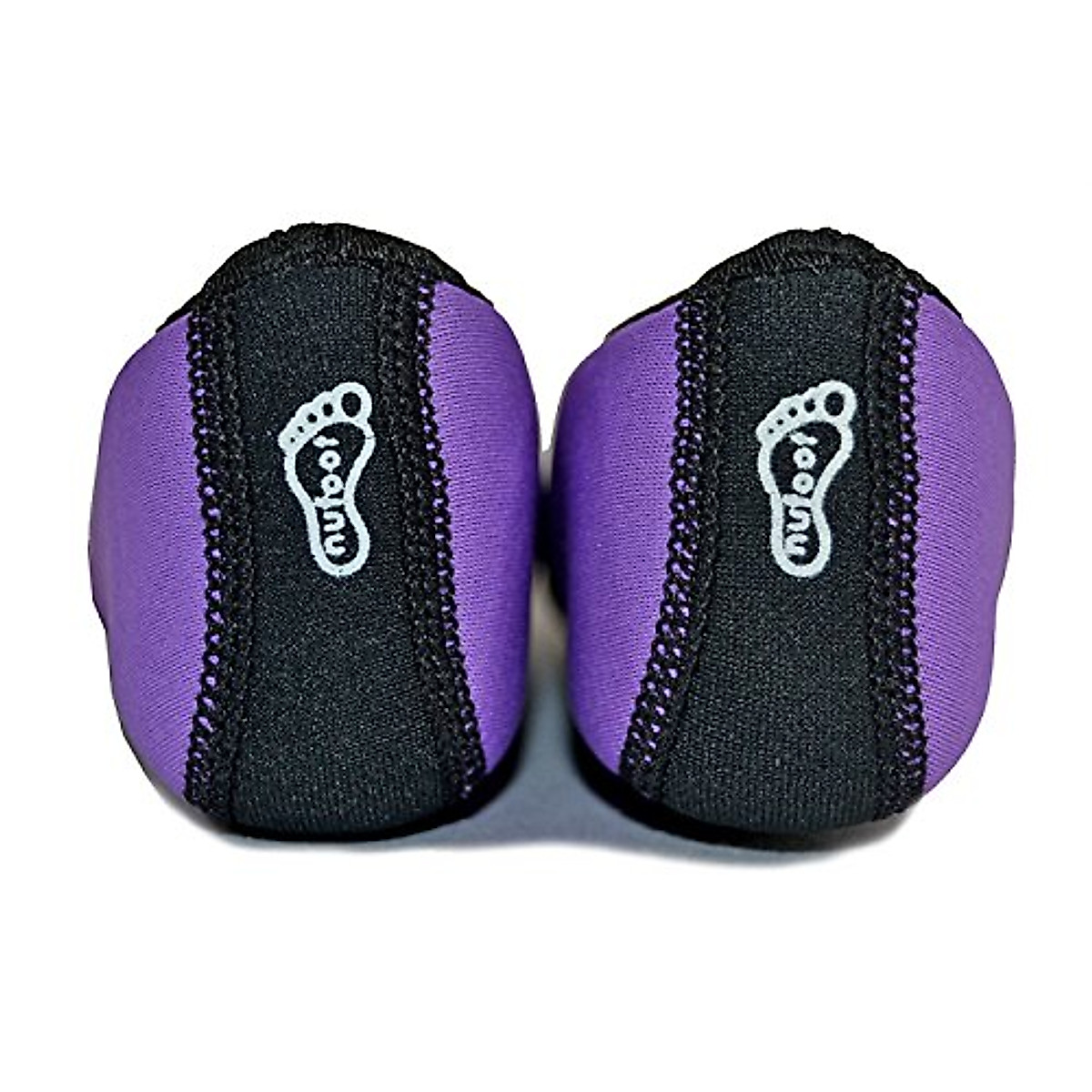 NuFoot Ballet Flats Women's Shoes, Best Foldable & Flexible Flats, Slipper Socks, Travel Slippers & Exercise Shoes, Dance Shoes, Yoga Socks, House Shoes, Indoor Slippers, Purple, Large