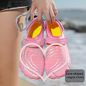 Womens and Mens Water Shoes Breathable Quick Dry Soft Barefoot Aqua Socks for Hiking Swim Beach Surf Yoga Sport Couple's Shoes Couple's Water Shoes