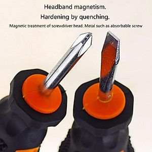 2Pieces Screwdriver Kit Set Mini Small Portable Radish Head Screw Driver Cross Ratchet Screwdriver Repair Tool Magnetic Screwdriver Mini Screwdriver Set Magnetic Tip Screwdriver Small Kit