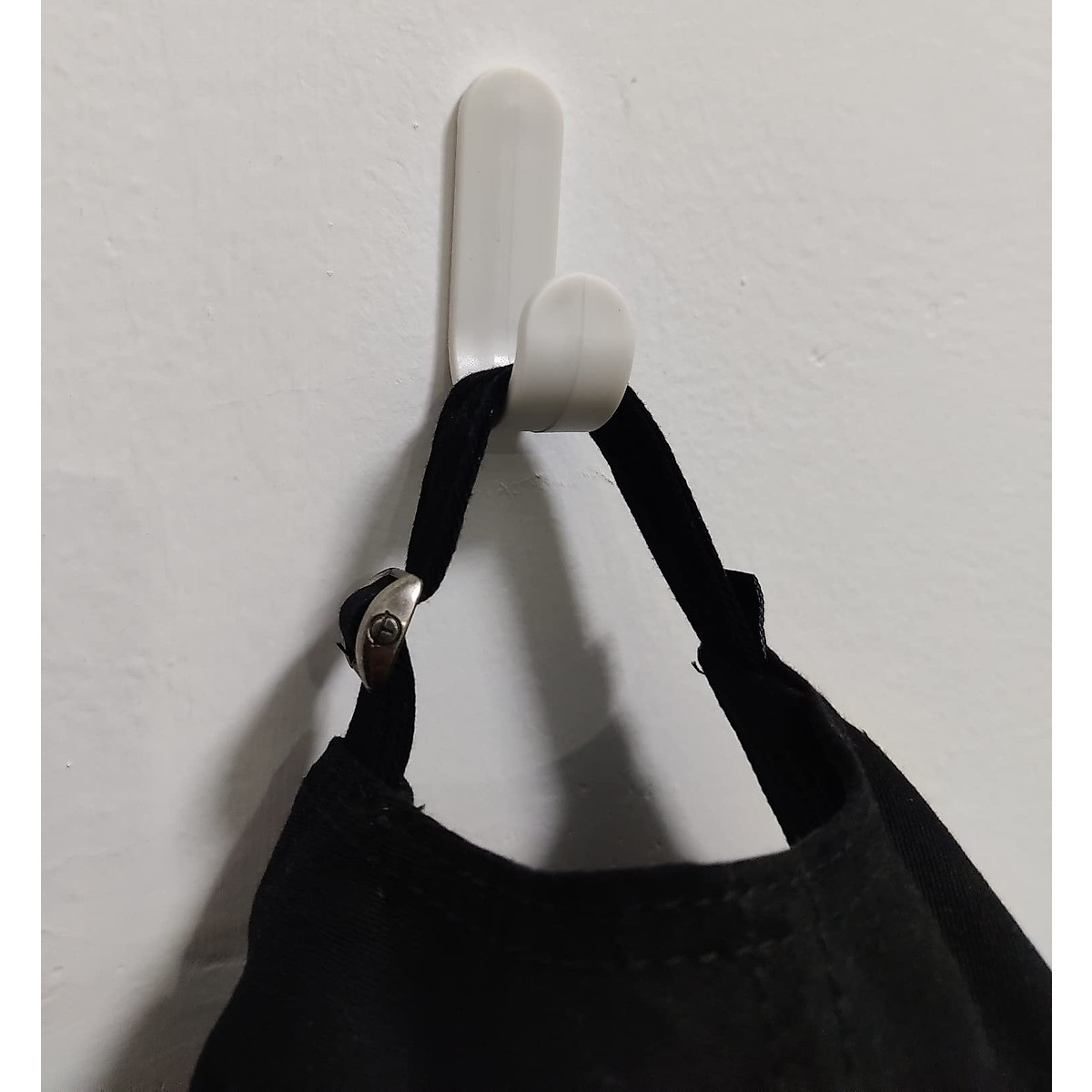 Fineget Wall Adhesive Hooks Towel Bathroom Hooks for Hanging Door Kitchen Hooks Hat Towel Key Sticky Heavy Duty J Hooks 6 Colors