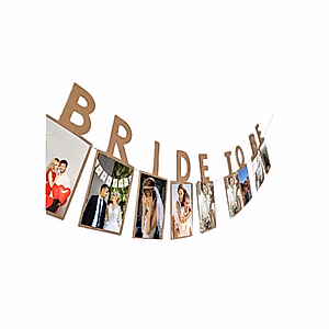 E&L Bride to be Photo Banner, Wedding Decoration, Bridal Shower Decoration