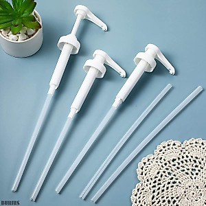 1 Gallon Pump Dispenser - Leak-Proof Pump for Gallon Jug with 1.5" 38/400mm Neck, Lock-Ring and Standard Cap Closure - Durable, Reusable, Great for Any Foam Soap Dispenser, Cleaner, Detergent