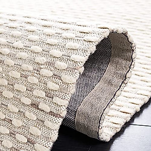 SAFAVIEH Marbella Collection 6' x 9' Beige MRB158B Handmade Premium Wool Area Rug