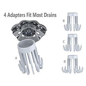 BABATH Tub Drain Hair Catcher Strainer Alloy Trap for Sink Bathtub and Shower