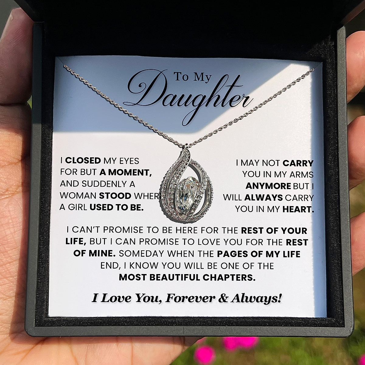 TRYNDI To My Beautiful Daughter Necklace