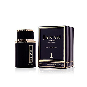 IMOSTY Junaid Jamshed Janan Gold for Men EDP - Eau De Parfum 100ML (3.4oz) | Arabian Perfumery | Fragrance with Citrusy Top Notes of Bergamot Over Base Notes of Musk & Amber | Everyday Essential