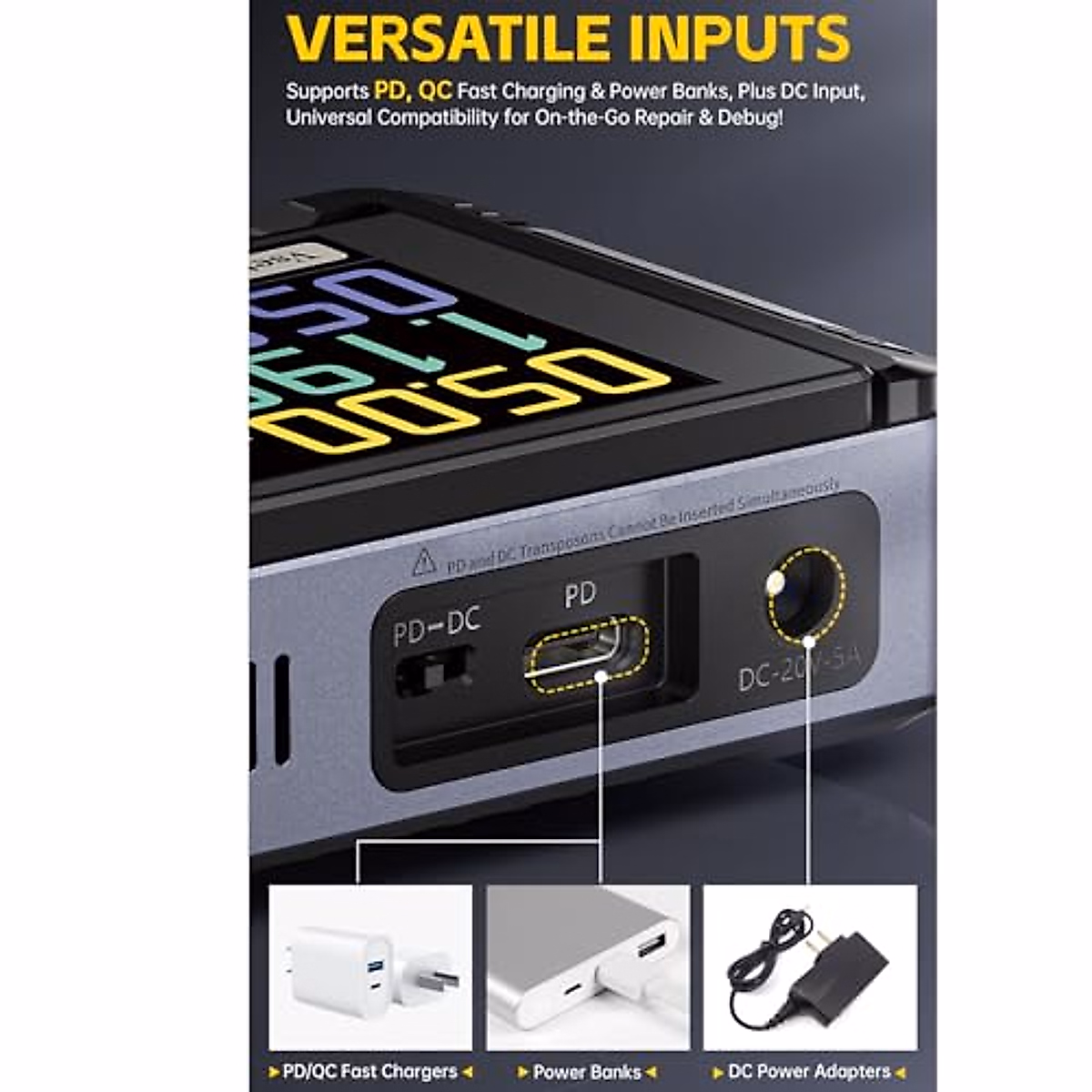 Adjustable Digital Display Portable CNC Power Supply Regulator 30V 5A Output (US Plug)