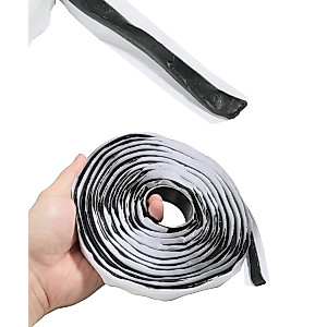 ESEWALAS 13FT Butyl Rubber Sealant Tape,Headlight Sealant Retrofit Refit Butyl Rope Rubber Glue Reseal,Waterproof Butyl Tape Sealant Sound Deadening Rope Caulk Tape