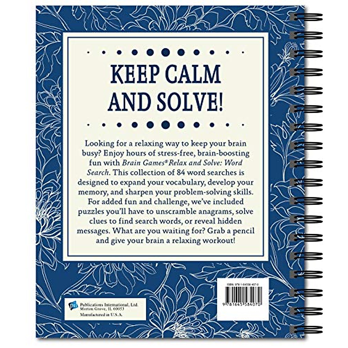 Brain Games - Relax and Solve: Word Search (Toile)