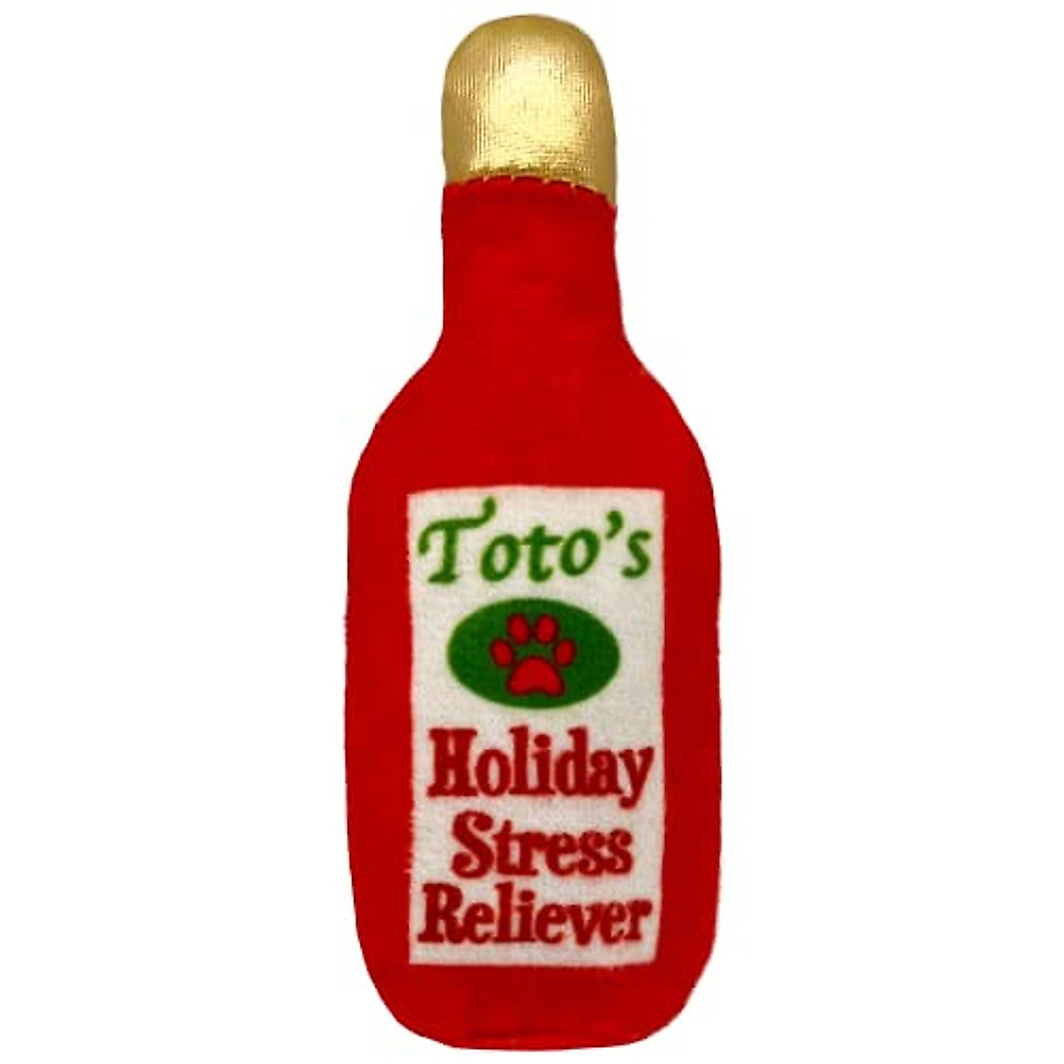 Huxley & Kent Kittybelles | Christmas Drink Cat Toy Bundle | Nip Nog & Toto's Holiday Stress Reliever | Catnip Inside | Realistic Soft Cat Toys | Festive, Fun, Durable, and Safe | Holiday Toys