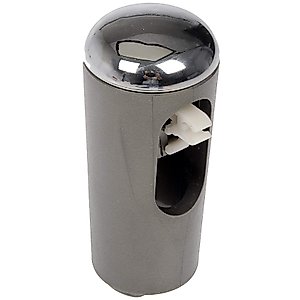 Dorman 926-327 Automatic Transmission Shift Lever Knob Compatible with Select Ford/Lincoln Models, Dark Gray and Chrome
