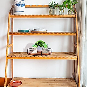 2 Pcs 11”&10” Lazy Susan Organizer Turntable for Cabinet Kitchen Countertop Table, Acacia Wood Kitchen Turntables Storage for Food Cheese Fridge, Refrigerator, Countertop Rotating Spice Rack