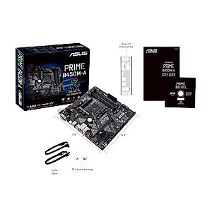 Asus Prime Tuf AMD B450 Micro ATX DDR4-SDRAM Motherboard