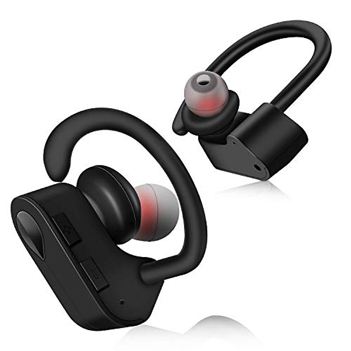 True Wireless Earbuds Bluetooth 5.0 Wireless Earbuds IPX4 Waterproof TWS Stereo Headphones Built-in Mic Headset Noise Canceling Long Playtime Premium Sound with Deep Bass Earphones for Sport and Work