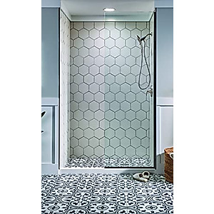 Moen Engage Spot Resist Brushed Nickel Magnetix Six-Function 5.5-Inch Handheld Showerhead with Magnetic Docking System, Detachable Shower Head, 26112SRN