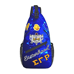 Emiyrtn Sigma Gamma Rho Crossbody Bag, Outdoor Travel Shoulder Bag, Sigma Gamma Rho Gift, Sigma Gamma Rho Backpack