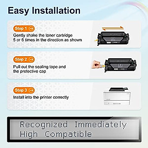 CF226A 26A TESEN Compatible Toner Cartridge Replacement for HP 26A CF226A 26X CF226X Toner Black for use with HP Pro M402n M402dn M402d M402dw MFP M426dw M426fdw M426fdn Printer 4-Pack