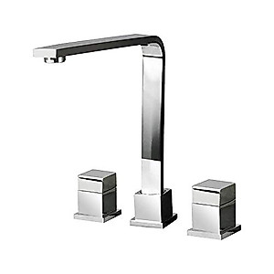 MR Direct 744C Chrome 2-Handle Standard Kitchen Faucet