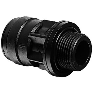John Guest PM012216E Male Connector, 22 mm x 3/4" BSPP (Pack of 10)