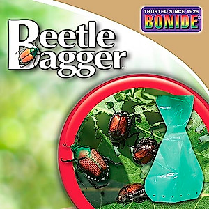 Bonide Beetle Bagger Japanese Beetle Trap Bag Refill, Includes 6 Disposable Collection Bags for Indoor & Outdoor Use